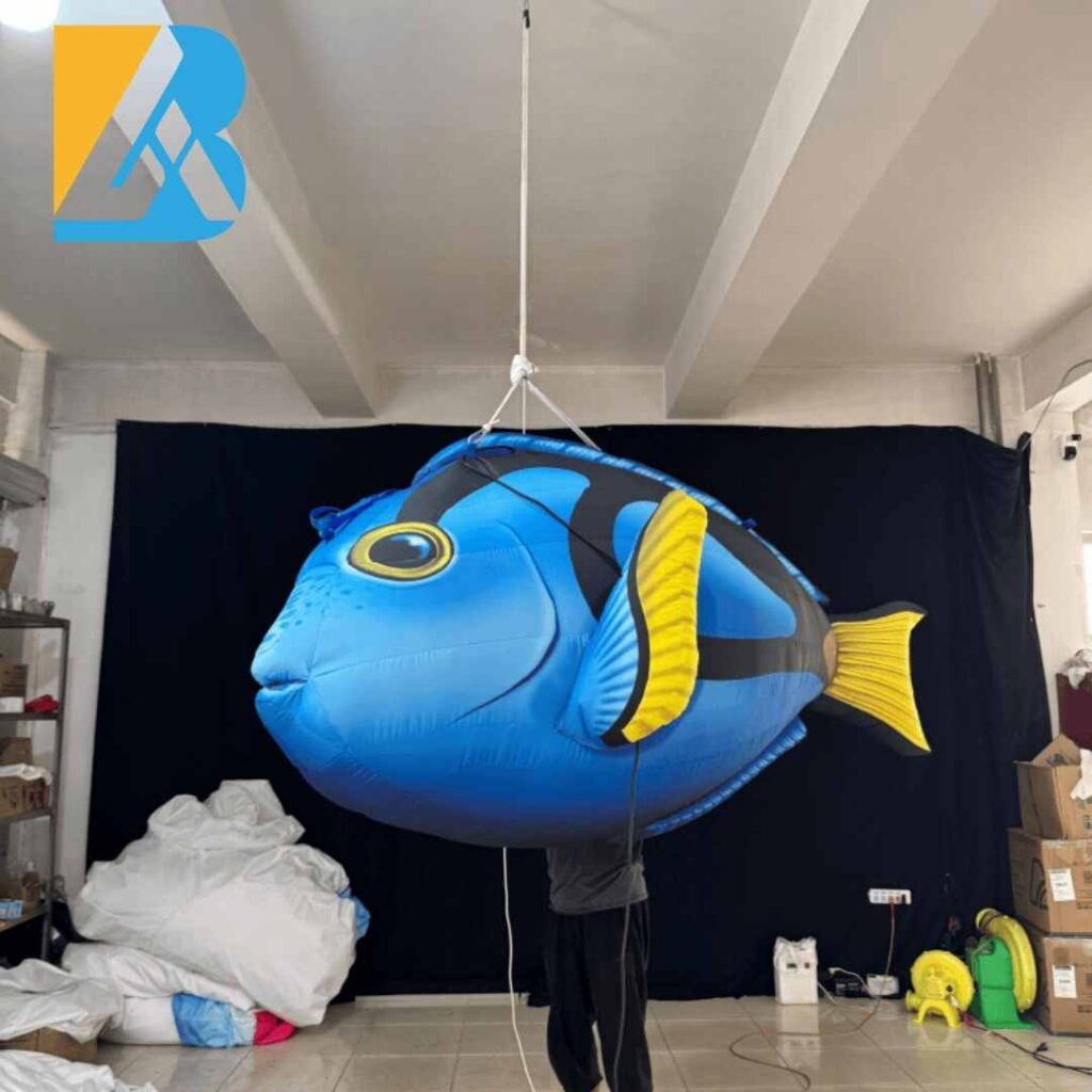 Free Freight Giant Inflatable Tropical Fish Design for Birthday ...